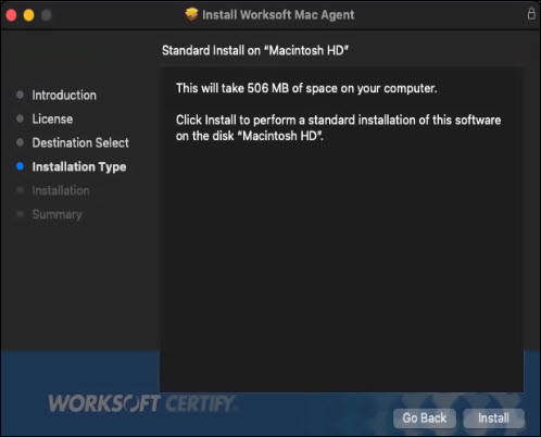 Installing the Worksoft Mac Agent for Worksoft Business Capture for Mac