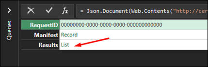 Example: Viewing a List of Certify Processes with Certify Results API