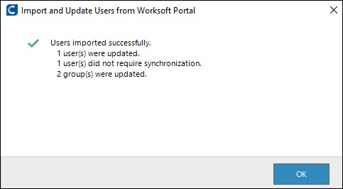 Importing and Updating Certify Users From the Worksoft Portal