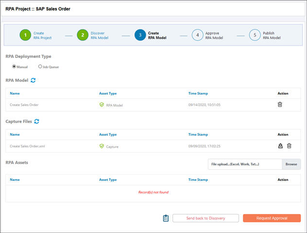 Creating an RPA Model