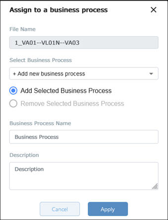 Assigning a Worksoft Capture File to a Business Process
