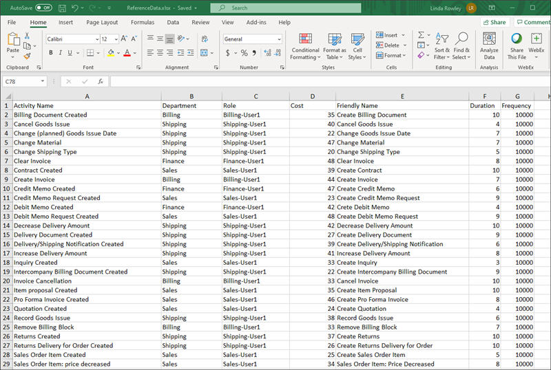 Uploading A Reference Table