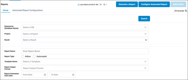Filtering Reports in Worksoft Reporting Services