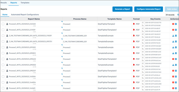 Filtering Reports in Worksoft Reporting Services