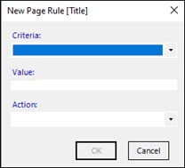 Specifying Page Options in the Configuration File