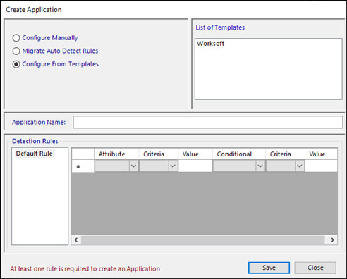 Creating Application Presets with the Certify Web Interface Options Tool
